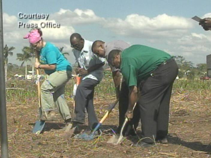 Groundbreaking in Belmopan for Methodist High School | News 5 Belize ...