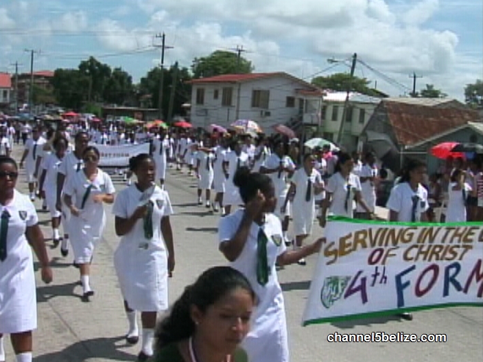 Highlights of the Uniform Parade | News 5 Belize Archive