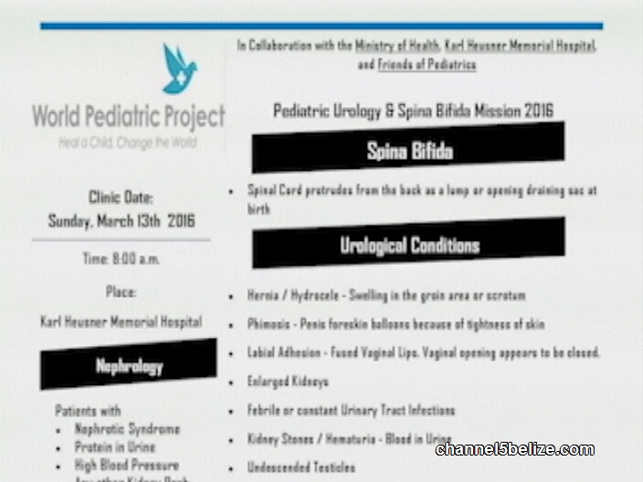 World Pediatrics Project Partners With K.H.M.H. | News 5 Belize Archive