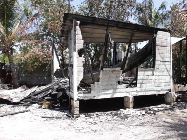 Belize City Man Homeless after Fire Consumes House | News 5 Belize Archive