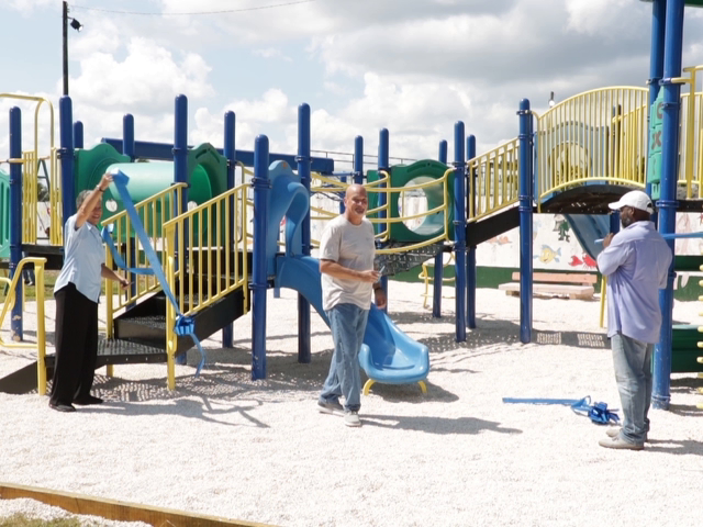 The Janessa Jones Park in Ladyville is Renovated | News 5 Belize Archive
