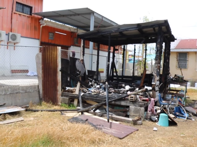Belize City Elderly Man Homeless after Fire Guts Home | News 5 Belize ...
